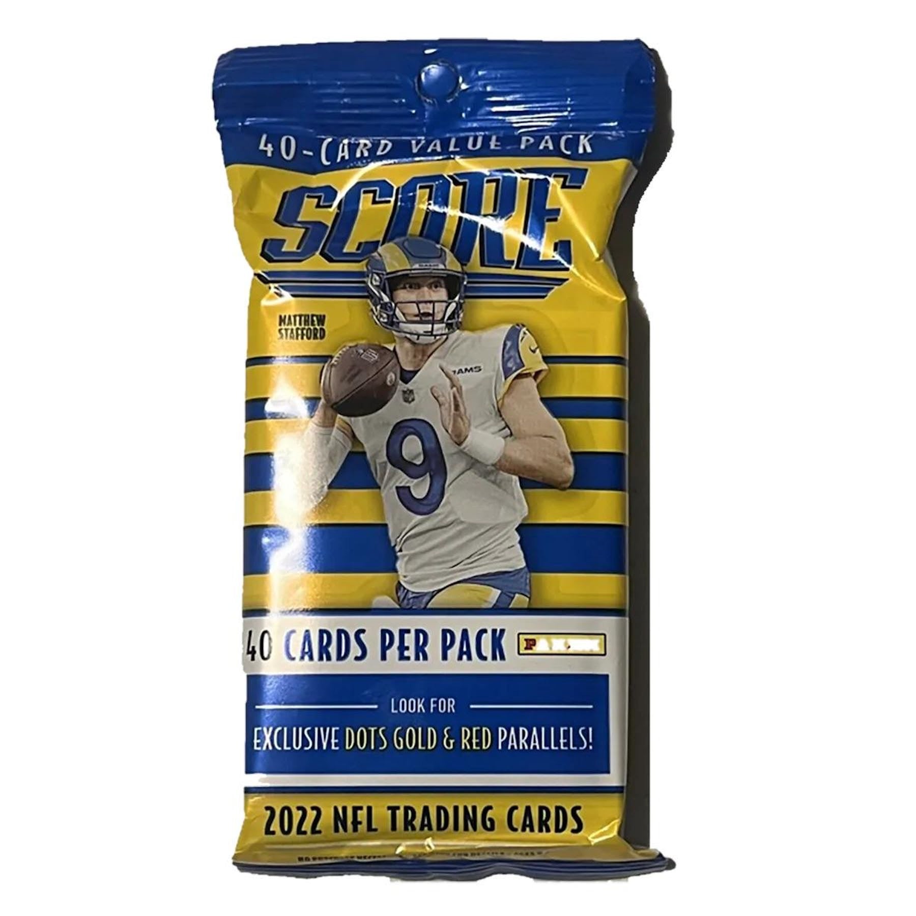 2022 Panini Score Football Jumbo Value Pack (Gold & Red Dots Parallels
